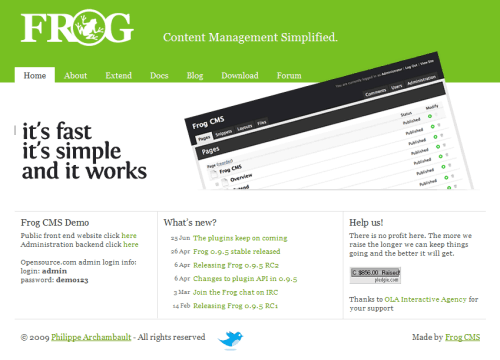 20 Promising Open Source PHP Content Management Systems(CMS) | Web ...